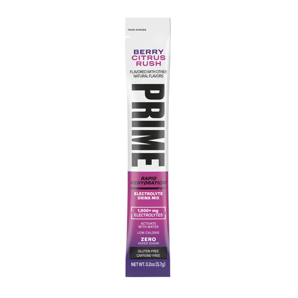 Rapid Rehydration Sticks - Berry Citrus Rush - PRIME