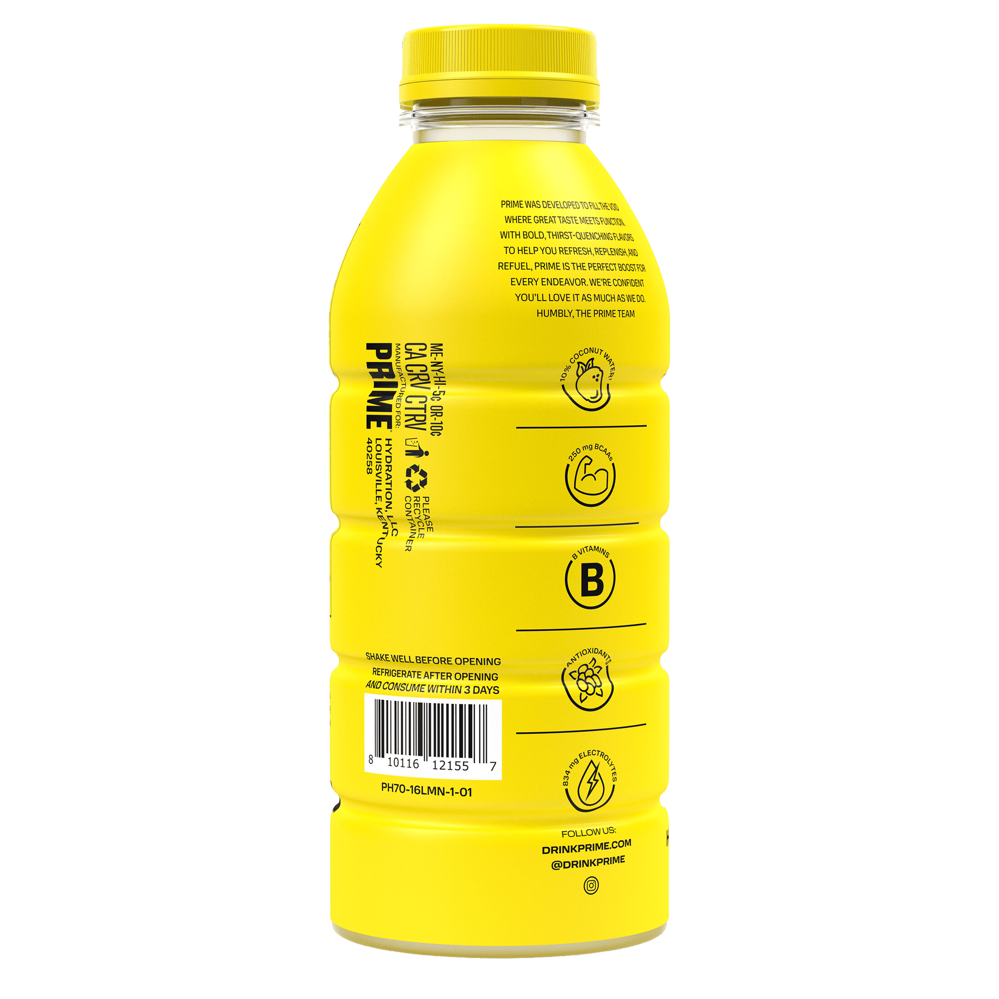 PRIME Hydration - Lemonade, 12 PK